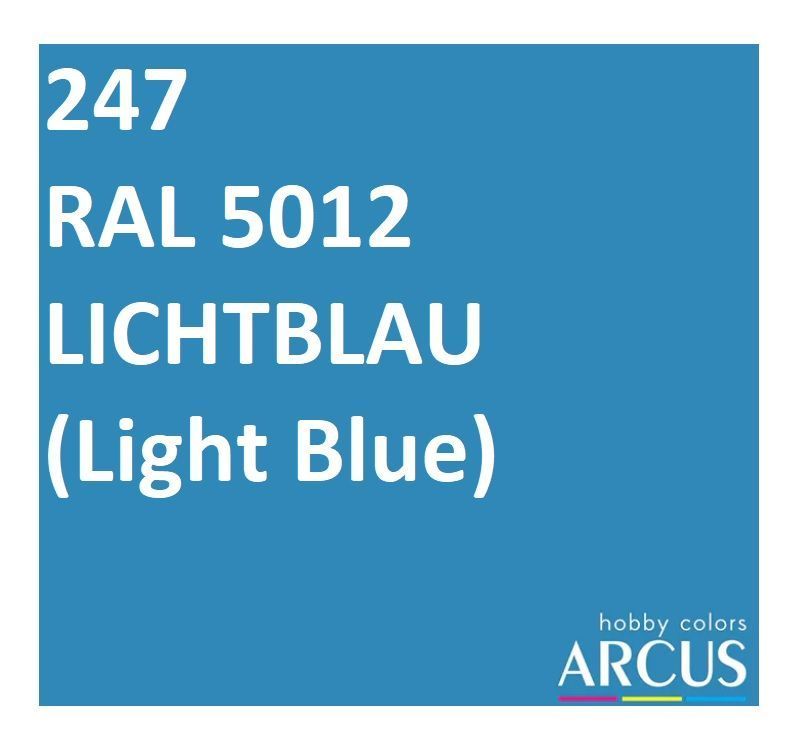 E247 Алкидная эмаль RAL 5012 LICHTBLAU ARC-E247 — купить моделі з ...